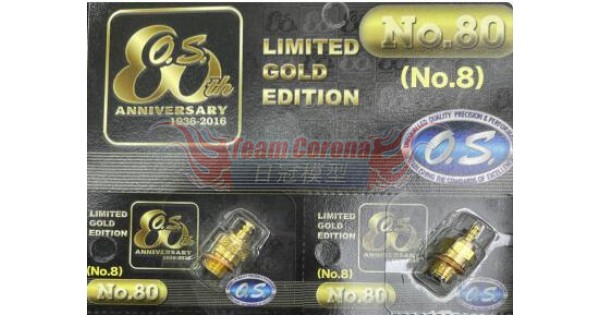 OS No.8 Gold medium Glow Plug
